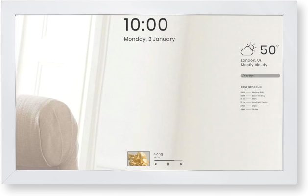 Magic Mirror AI – 32″ Interactive Mirrored Display - Magic Mirror AI